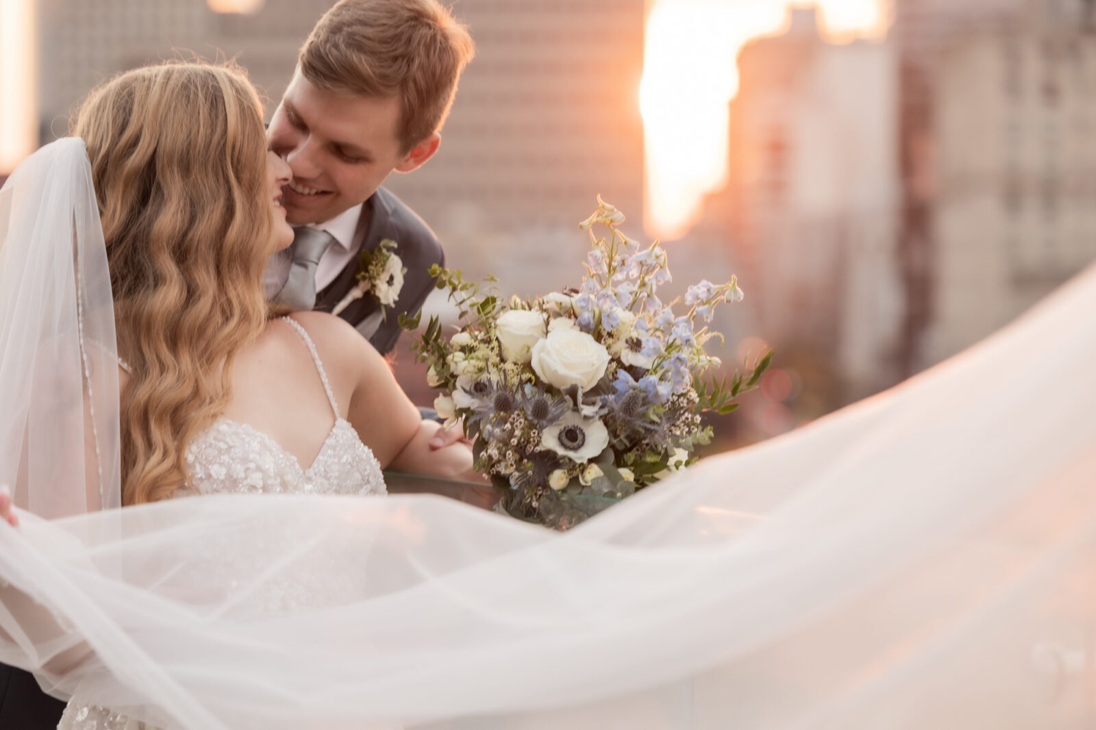 Perfect Love, Perfect View: Unforgettable Rooftop Wedding at Lytle Park ...